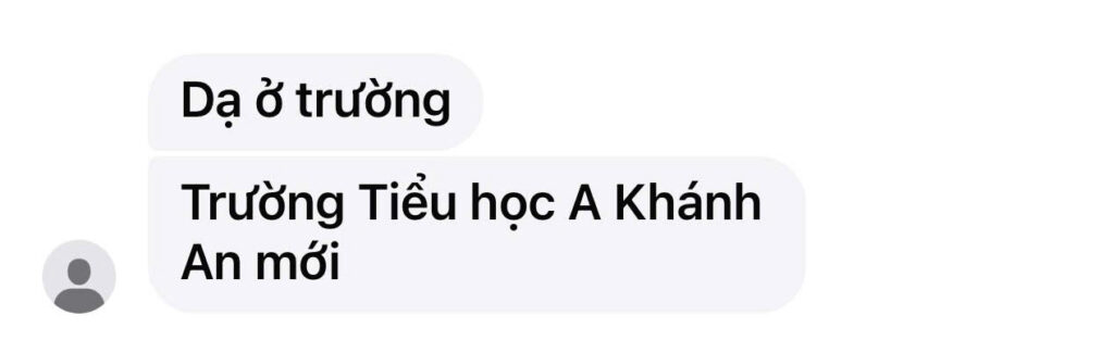 BLHD ở Trường tiểu học A khánh An – HHDP
